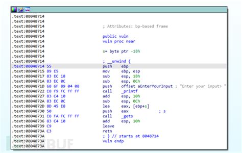 CTF初学ROP FreeBuf网络安全行业门户