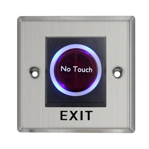 OEM Manufacturer No Touch Exit Button Contactless Infrared Door Button Switch For Access Control