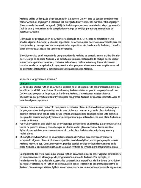 Proyecto Ide Pdf Arduino Entorno De Desarrollo Integrado