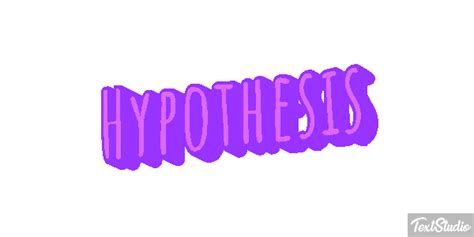 Hypothesis Word Animated  Logo Designs