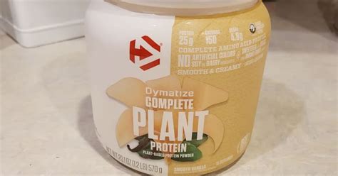 Dymatize Plant Based Protein Powder 1 Pound Container Only 857