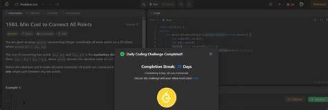 ankit kumar on linkedin daily coding challenge potd day 39 min cost