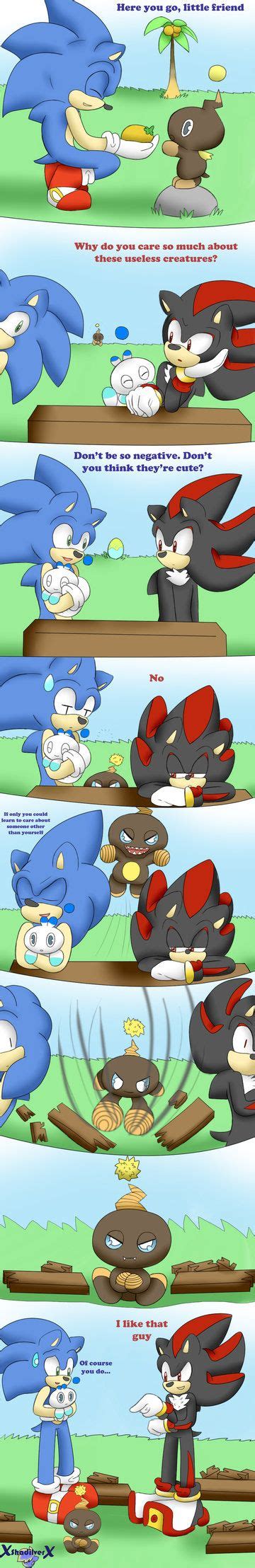 Chao Comic Strip By Xshadilverx On Deviantart Sonic Funny Sonic And