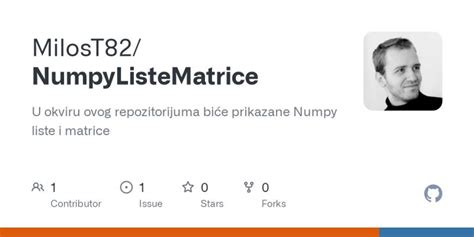 Milos Todorov Phd On Linkedin Github Milost82numpylistematrice U Milos Todorov Phd On Linkedin Github Milost82numpylistematrice U