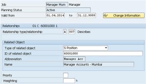 Creation Of Objects Org Units Positions And Jobs SAP Community