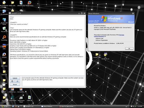I Created A Chatgpt Java Gui Which Works On Windows Xp Rwindowsxp