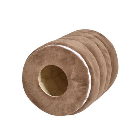 Badu Bg Креативно котешко легло Кръгло подвижно покритие Wash Cat House Кадифена топла постелка