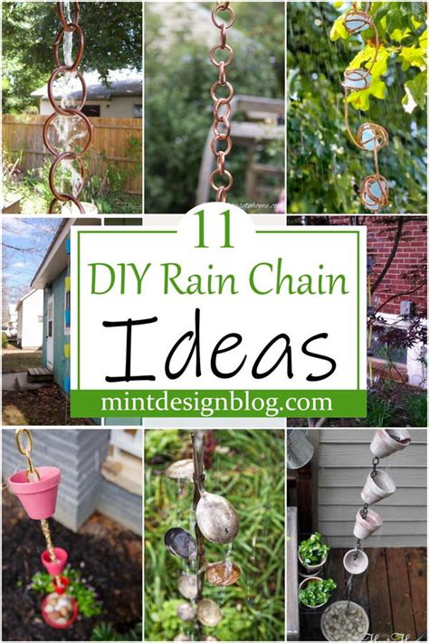 11 Diy Rain Chain Ideas Cheap Mint Design Blog