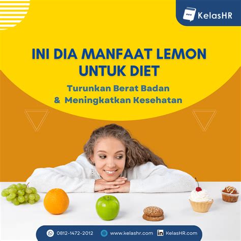 Ini Dia Manfaat Lemon Untuk Diet Turunkan Berat Badan Dan Meningkatkan