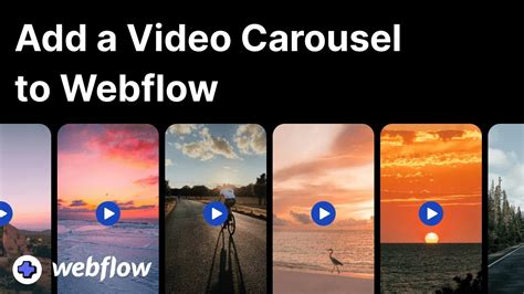 How To Add A Video Carousel To Webflow Autoplaying Customisations
