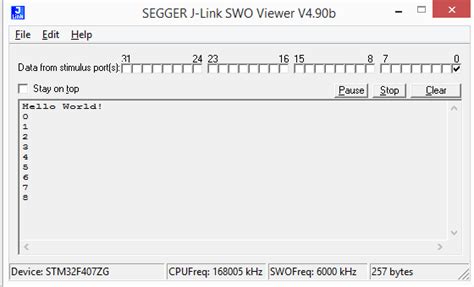 Iar Stm32 отладочный вывод текстовых сообщений Arm Programming