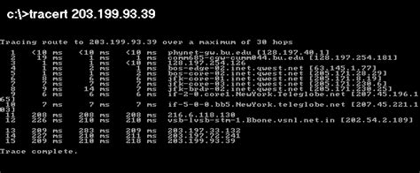 Again Go To The Command Prompt And Type In Tracert Xxx Xxx Xxx Xxx Where Xxx Xxx Xxx Xxx Is