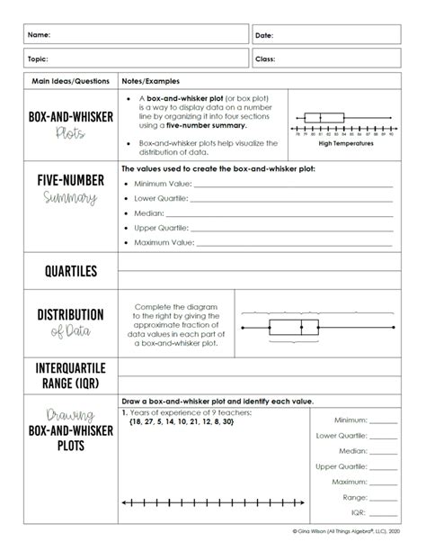 Math 6 Unit 8 Data And Statistics All Things Algebra®