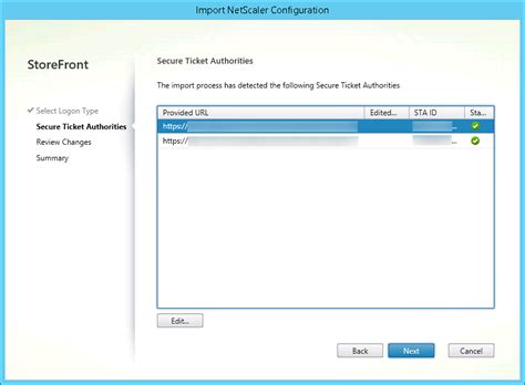Import A Netscaler Gateway Storefront 312