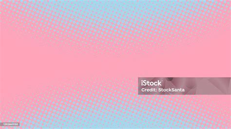 라이트 블루와 베이비 핑크 팝 아트 배경의 복고풍 만화책 스타일 하프톤 도트 그라디언트가있는 만화 슈퍼 히어로 배경 벡터 일러스트 레이 션 Eps10 분홍에 대한 스톡 벡터