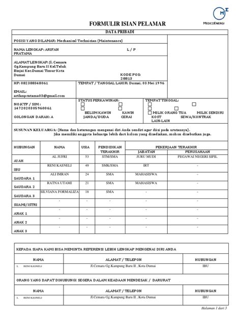Iso Application Form Mpi 2019 Pdf