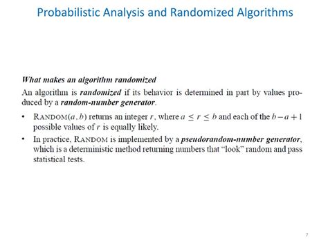 Chapter 5: Probabilistic Analysis and Randomized Algorithms - ppt download