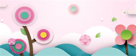 핑크 신선한 3 차원 종이 컷 배너 배경 배경 일러스트 핑크 신선한 3 차원 종이 컷 배너 배경 사진 및 배경 화면 무료 다운로드 Pngtree