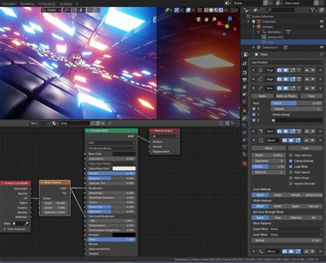 Blender Infinite Loop Animation Sci Fi