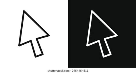 click pointer icon set digital cursor stock vector royalty free