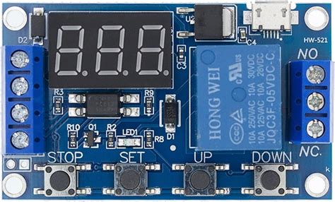 Dc 6 30v Support Micro Usb 5v Led Display Automation Cycle Delay Timer