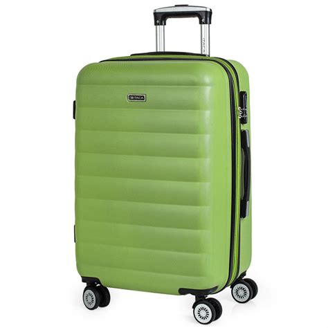 Más Para El Hogar Itaca Simoa Maleta Abs Mediana Color Pistacho