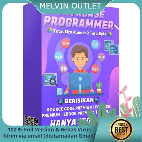 Jual Database Programmer Bundle Resource Programming Terlengkap Dan