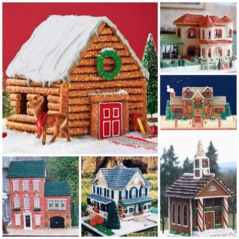Pretzel Log Cabin Candy House Gingerbread Gingerbread House