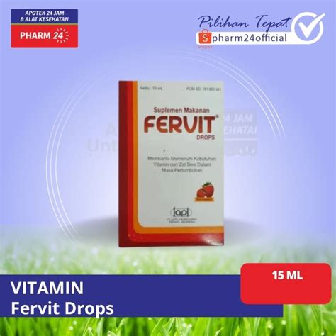 Jual Fervit Drops 15 Ml Shopee Indonesia