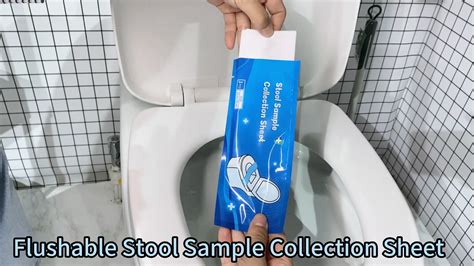 Flushable Stool Sample Collection Sheet Toilet Seat Covers Disposable
