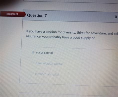 solved incorrectquestion 7if you have a passion for