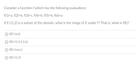 Solved Consider A Function F Which Has The Following Chegg Com