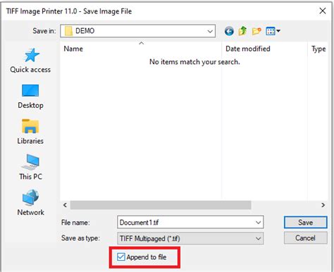 appending multiple files into single tiff file peernet
