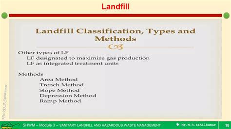 Landfill Classification Pdf