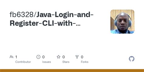 Github Fb6328java Login And Register Cli With Mysql Database