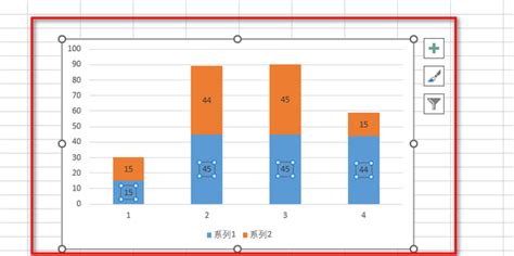 excel如何在堆积柱形图中显示合计值 360新知