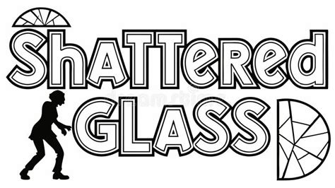 Shattered Glass Text Design Dramatic And Impactful Themes Artwork Vector Design Generative Ai