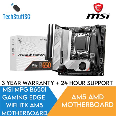 MSI MPG B I EDGE WIFI DDR Wi Fi E Mini ITX AM B Motherboard