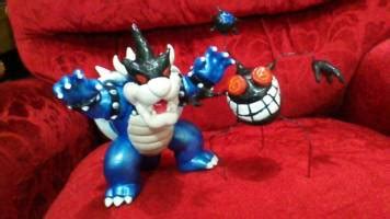 Dark Bowser And Dark Fawful Bug Super Mario Bros Custom Action Figure