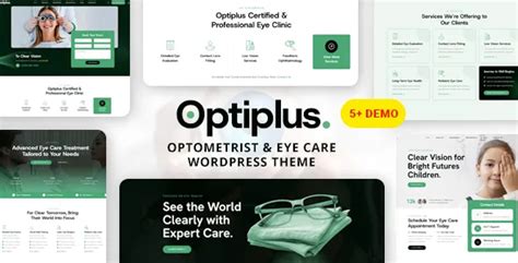 Optiplus Optometrist And Eye Care Best Wordpress Theme