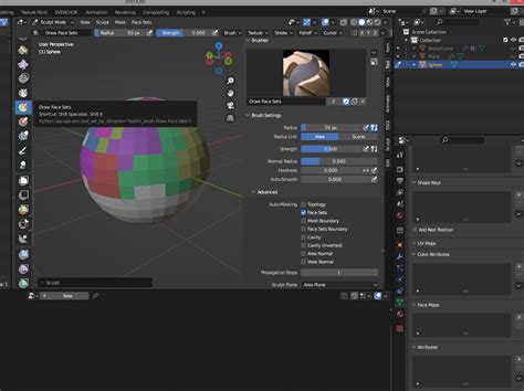 Generate Color Id Map From Vertex Groupsface Maps Materials And