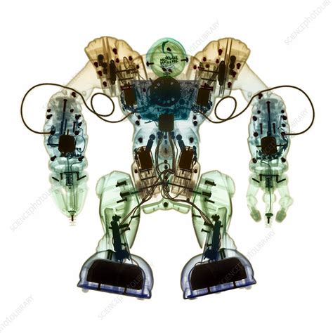 Robot Coloured X Ray Stock Image T2500516 Science Photo Library