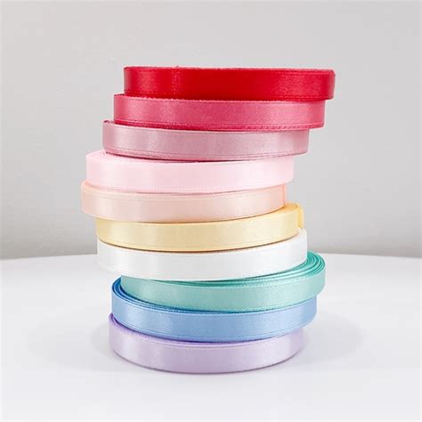 리본 끈 공단리본 주자 리본공예 선물 포장 10mm 22m 에이블리