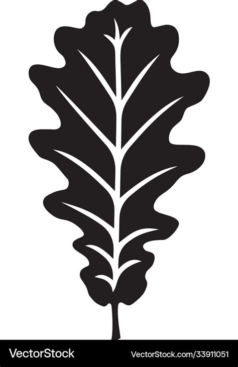 Oak Leaf Royalty Free Vector Image Vectorstock