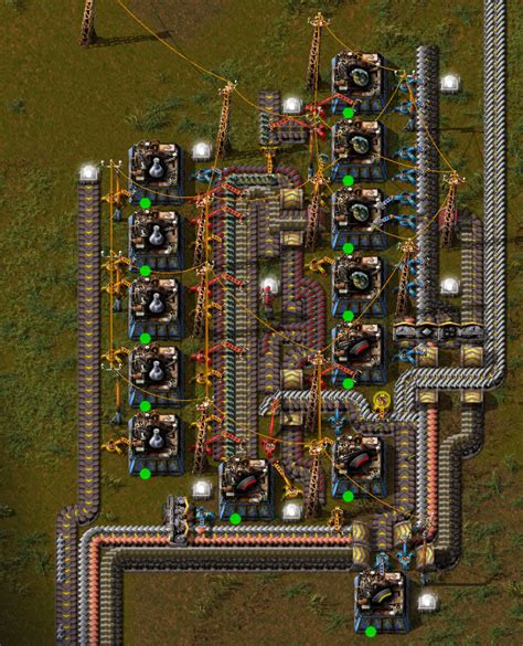 My First Attempt At Military Science Production It Is Pretty Compact R Factorio