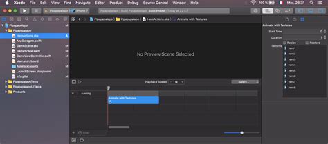 Sprite Kit Why Is Xcode Crashing Everytime I Try To Link An Animation