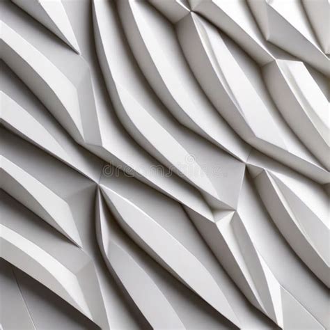 abstract 3d geometric pattern with interlocking shapes stock image
