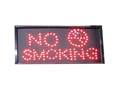 ΜΙΚΡΗ ΦΩΤΕΙΝΗ ΕΠΙΓΡΑΦΗ Led No Smoking