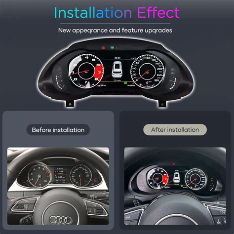 123 Lcd Digital Dashboard Cluster For Audi A4 S4 Rs4 A5 Q5 S5 Rs5