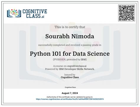 sourabh nimoda on linkedin ibm python datascience cognitiveclass